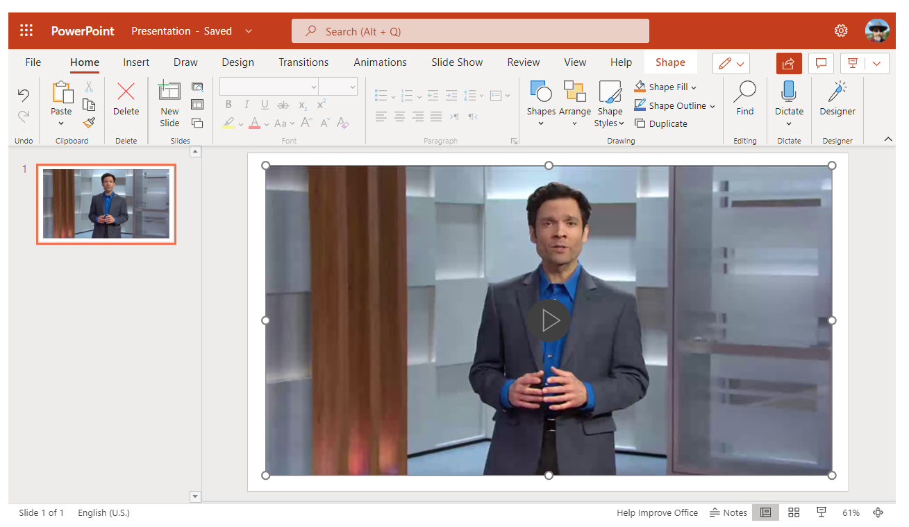 How to present video in Microsoft Teams